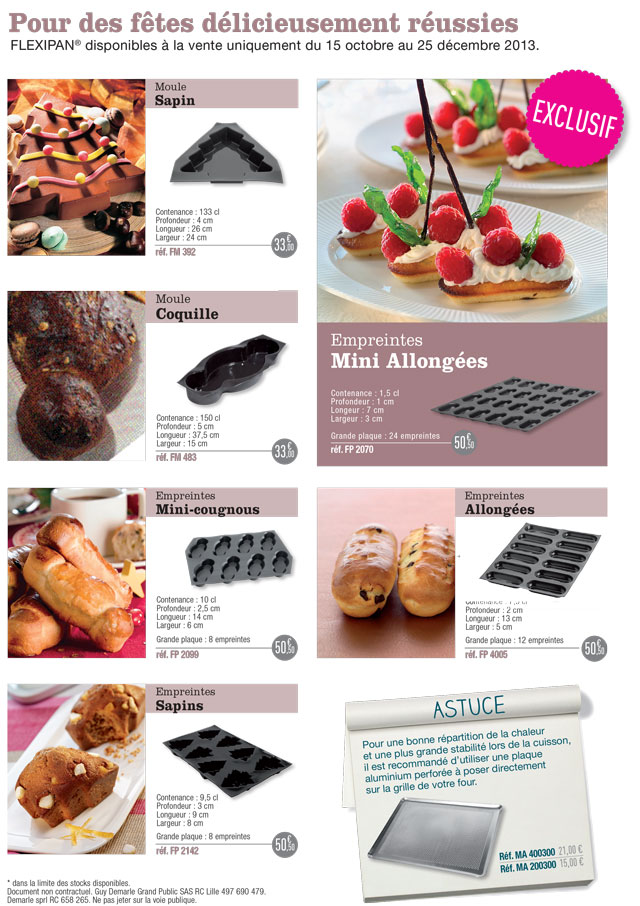 Flexipan pour les fêtes | Les gourmandises de Mamoune